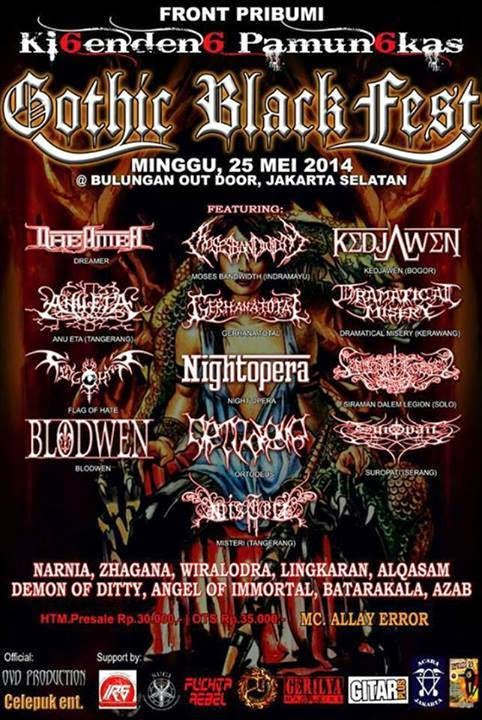 GOTHIC BLACK FEST - Jakarta Indonesian Underground Music Webzine ...