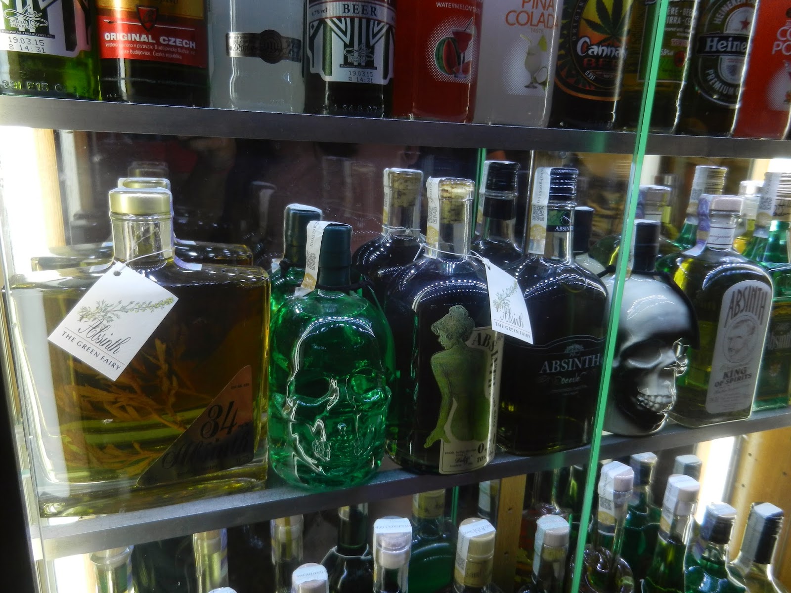 Once around the big blue marble: Absinthe and Marijuana Vodka