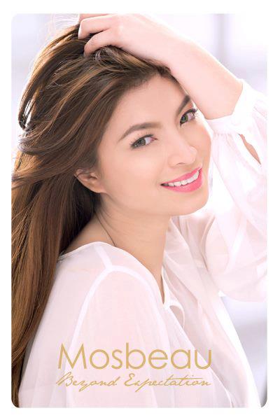 Angel Locsin's Sexy back for Mosbeau