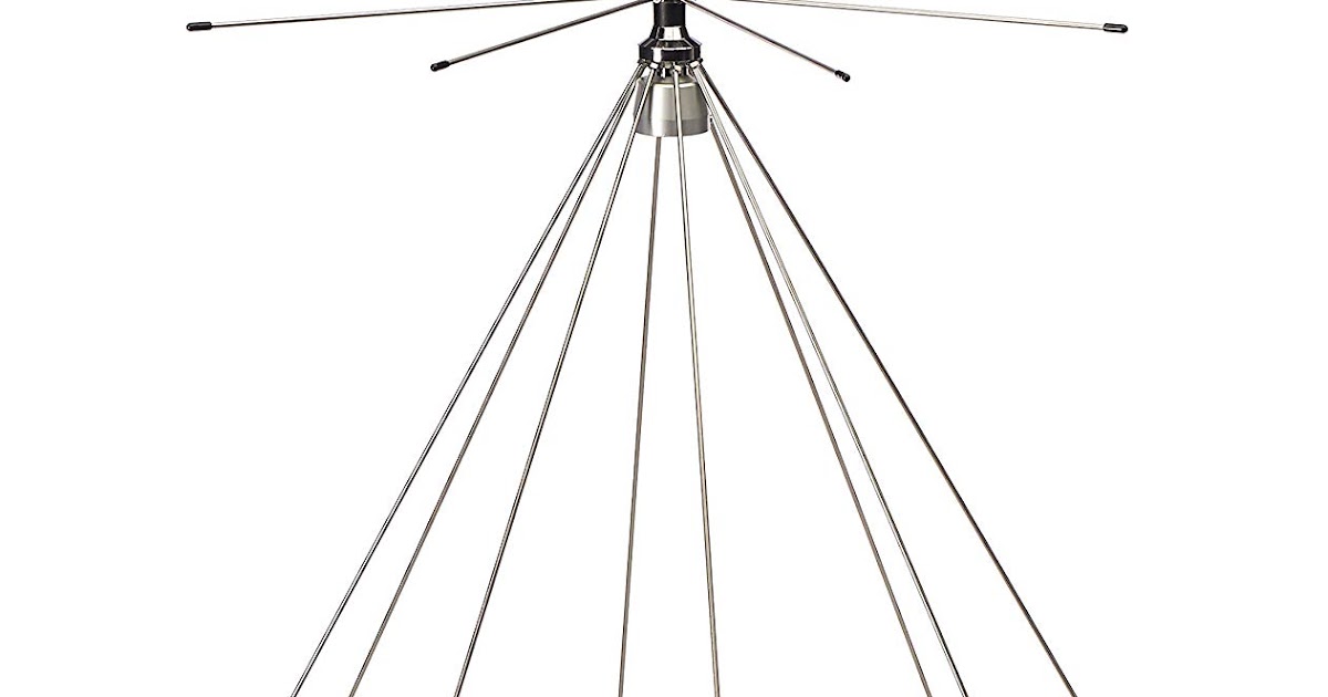 Tram 1410 Broad Band Discone/Scanner Base Antenna