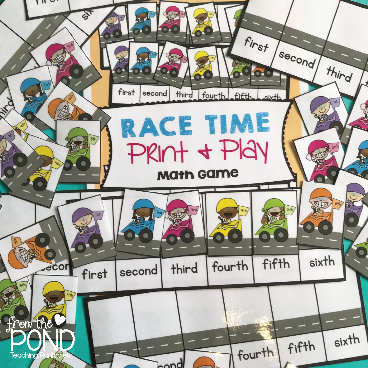 Ordinal Number Activities | From the Pond