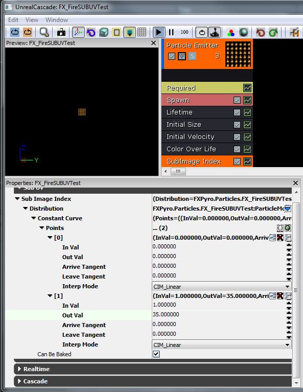 Fred Hooper FX Blog: Simualtion Render into Unreal Cascade as a SubUV ...