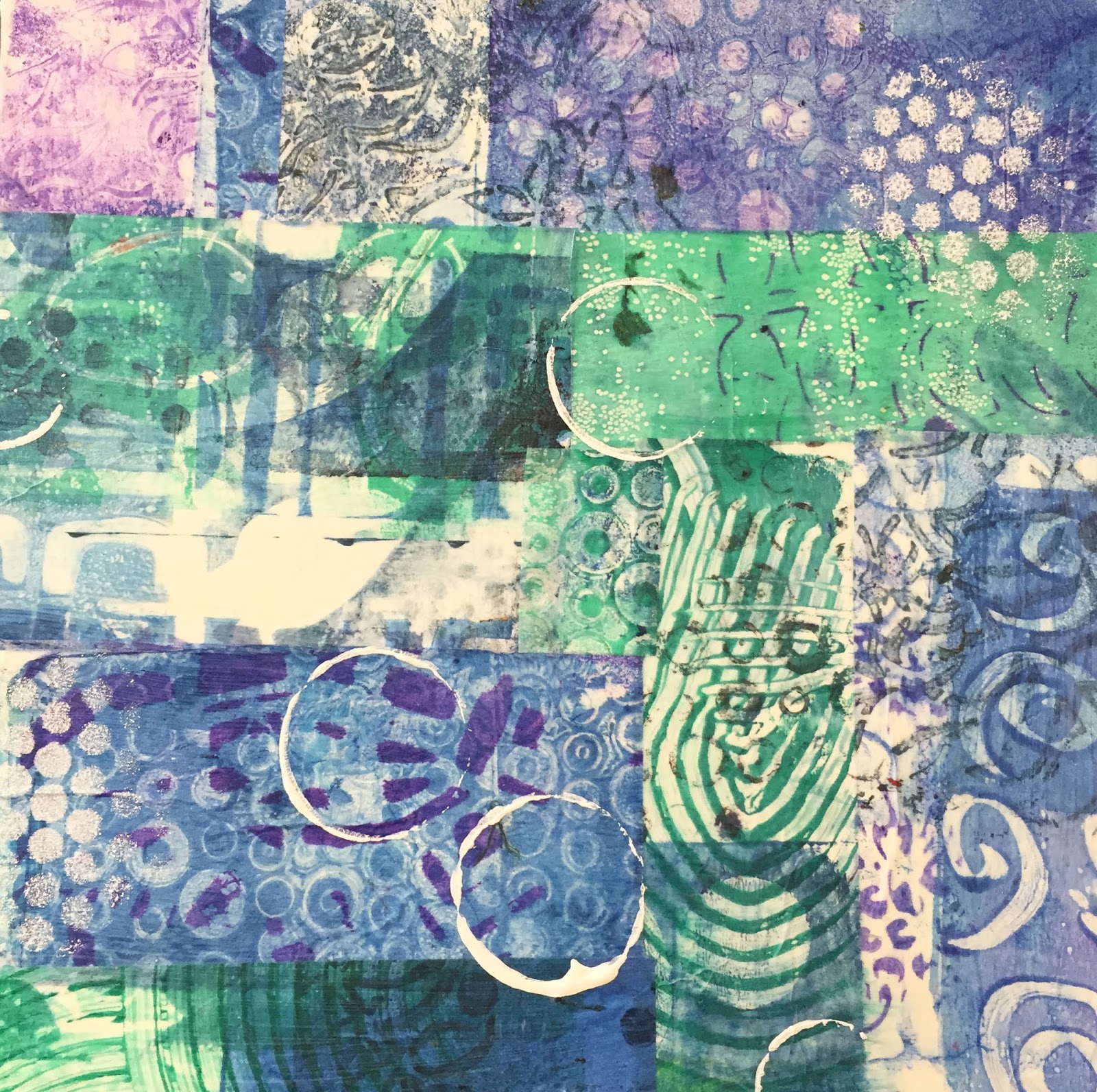 JaneVille: Abstract Collage ~ some gorgeous student work from a recent ...