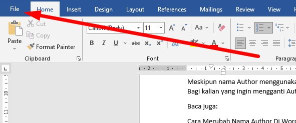 2 Cara Mudah Merubah Nama Author di Microsoft Word - satutitiknol.com 2 Cara Mudah Merubah Nama Author di Microsoft Word - satutitiknol.com