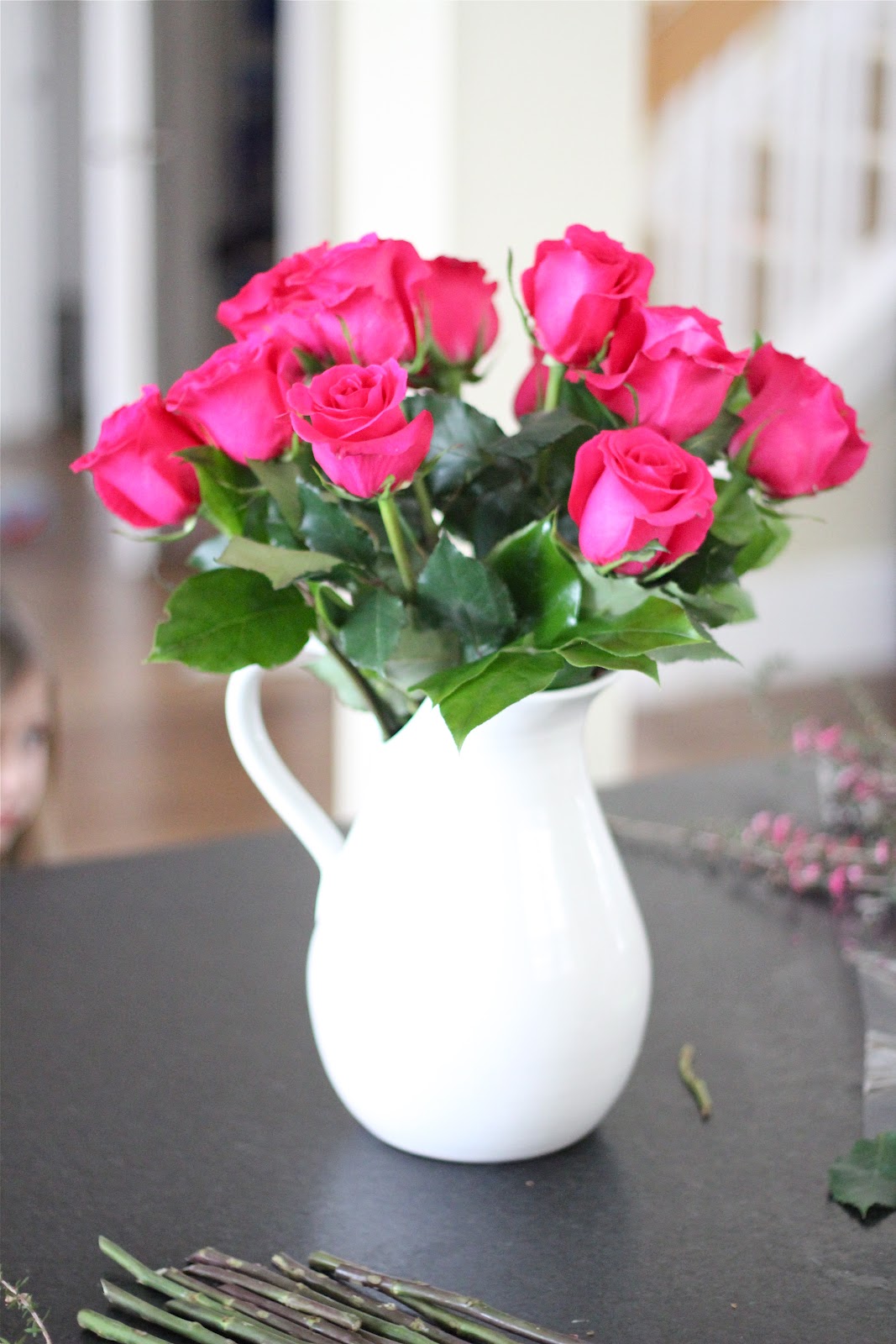 Talkin' Chow Playin' House: How To: Arranging Your Valentines Day Roses
