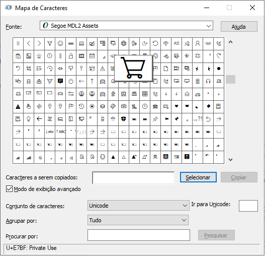 Comunidad de Visual FoxPro en Español: Iconos Unicode en botones de ...