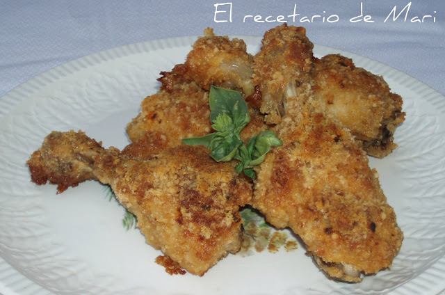El Recetario de Mari: Pollo rebozado en almendras