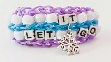 Ben Franklin Crafts and Frame Shop: DIY Let It Go Rubber Band Bracelet