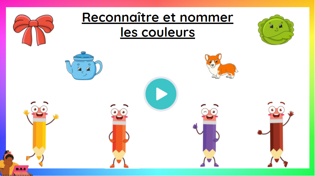 Reconnaître et nommer les couleurs