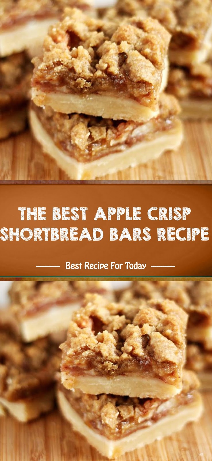 THE BEST APPLE CRISP SHORTBREAD BARS RECIPE - Healthy