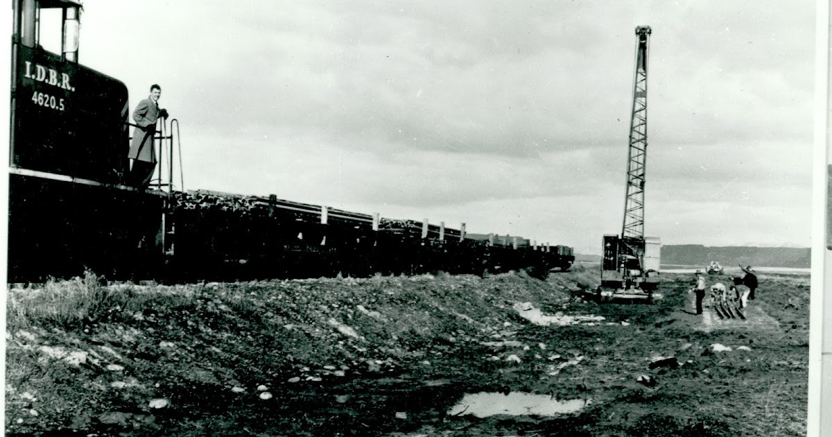 Big Bend Railroad History: 1951 US Construction Railroad Rail Removal