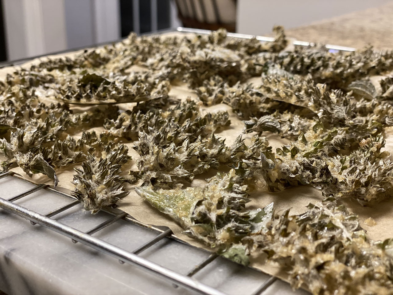 깨송이 부각 쉽고 간단하게 만들기 - How to make Bugak