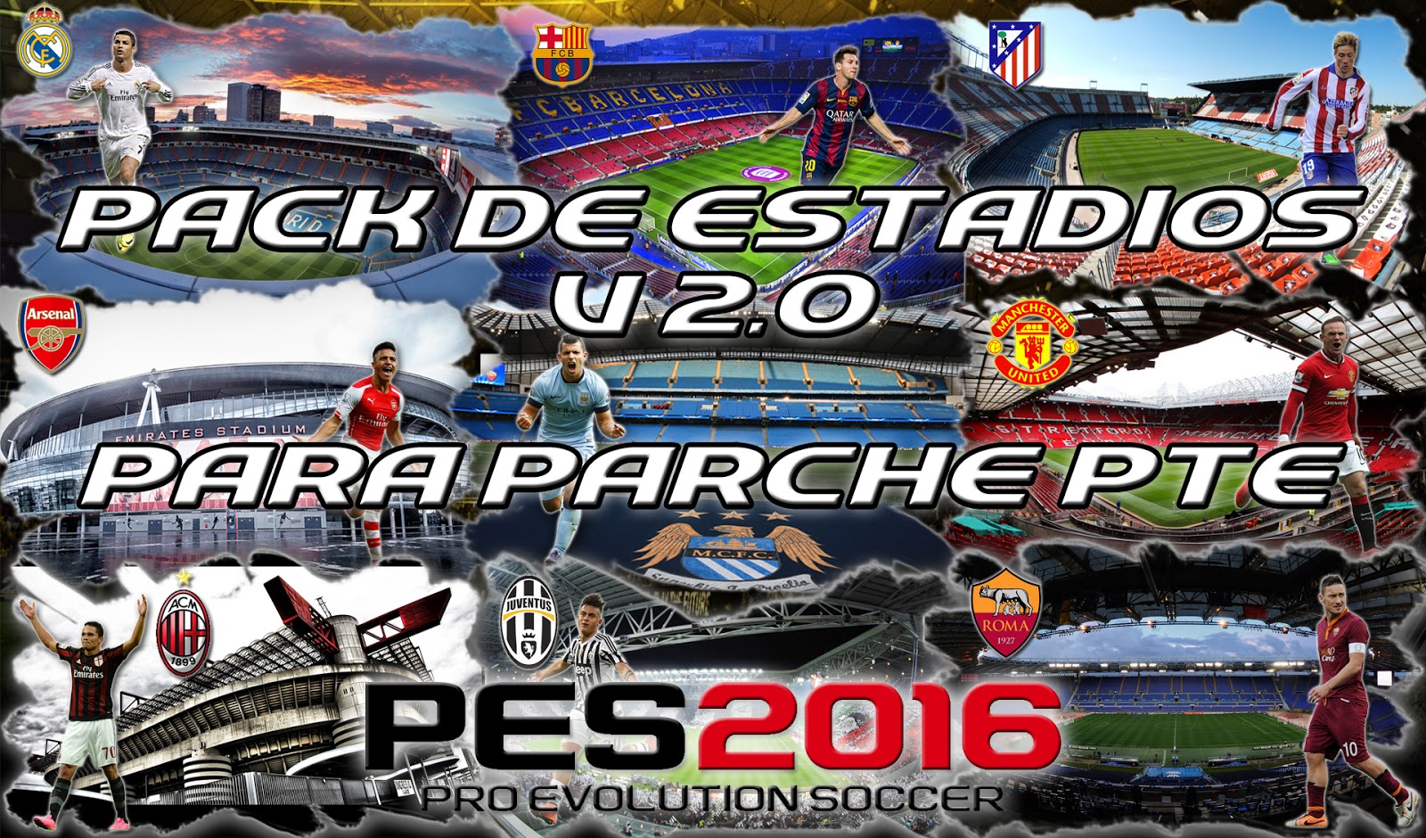 JDanny182: Pack Full de Estadios 2.0 para PTE PATCH - Pro Evolution ...