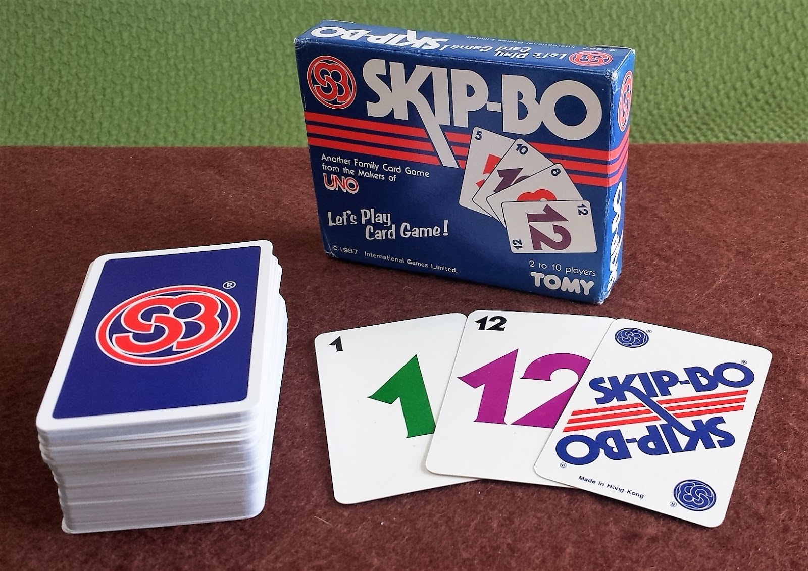 親子でボードゲーム: スキップ ボー skip-bo