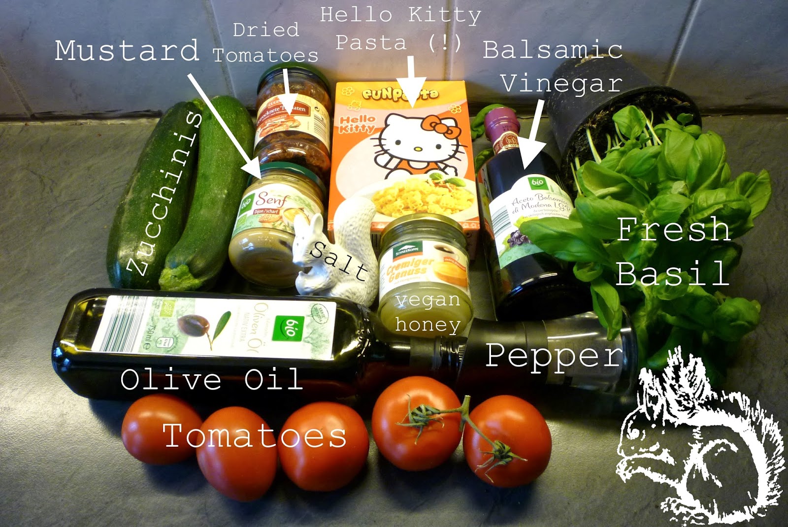 Squirrel of Nom's Tasty Treats: Mediterranean Pasta Salad