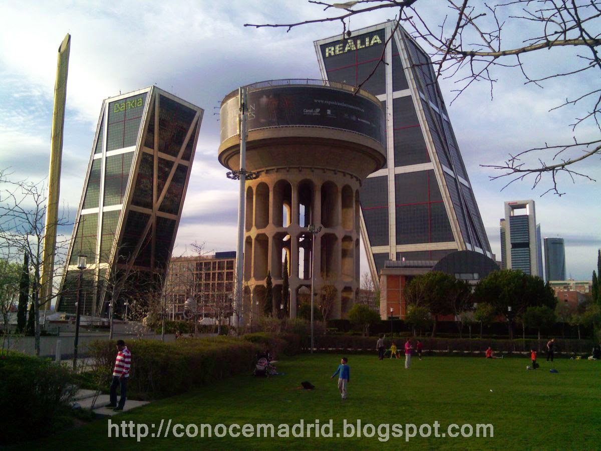 Conocer Madrid: Parque de Plaza de Castilla - Cuarto Depósito Canal de ...