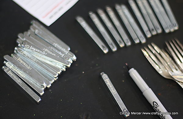 crafty goodies: Try It Tuesday~metal stamping.