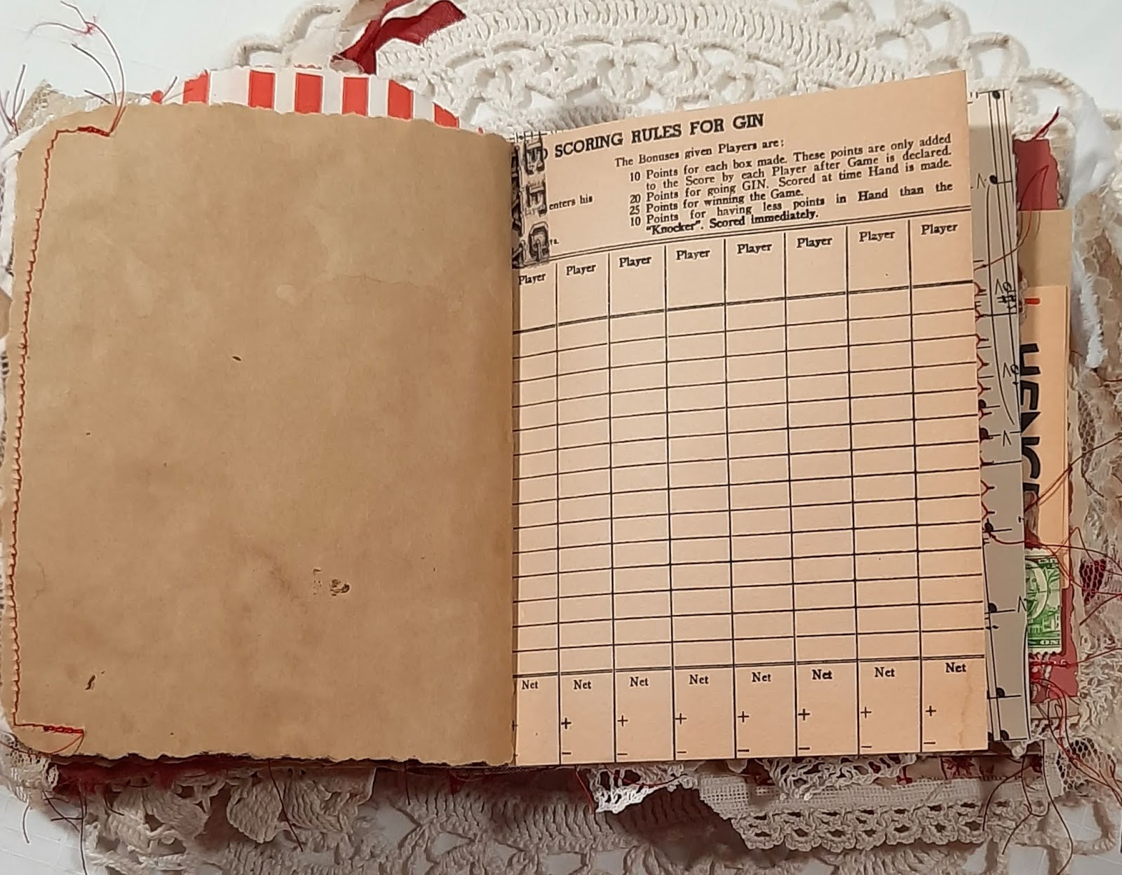 Terry's Scrapbooks: Antique Vintage Game Themed Junk Journal