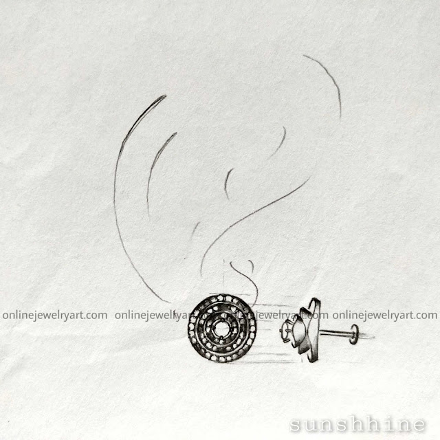 SOLITAIRE DIAMOND EARRING | SOLITAIRE DIAMOND TOPS | SOLITAIRE DIAMOND ...