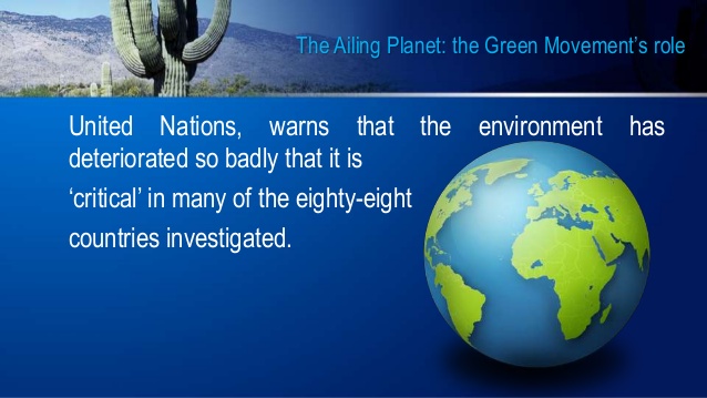 Class 11 English (Hornbill Book) Chapter 5 - The Ailing Planet: the ...