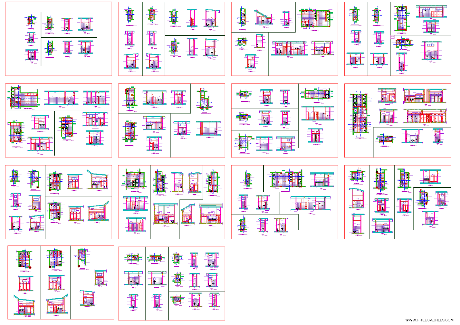 Housing 3 Storeys [DWG]