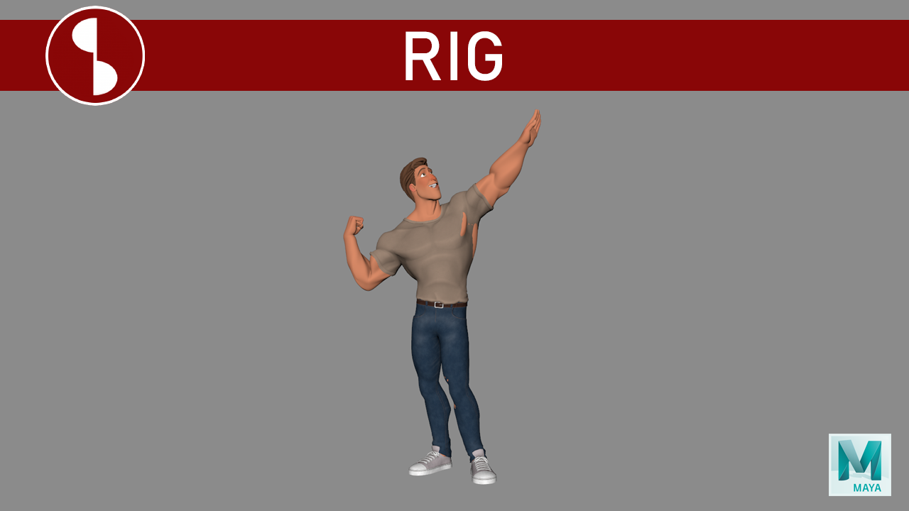 Animation Buffet: Dude (Free Maya Rig)