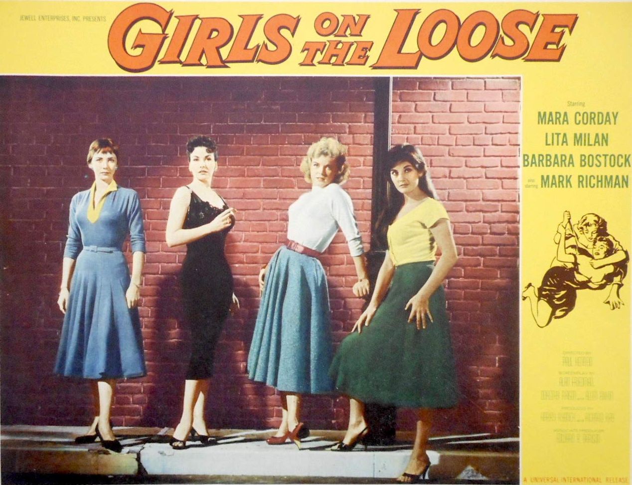 Film Noir Photos: Hangin' out in the lobby: Girls on the Loose