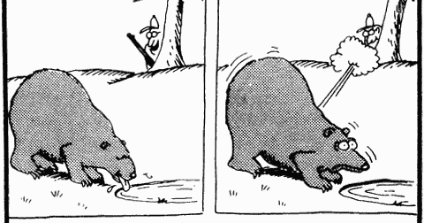 Den tapre bjørne-jæger