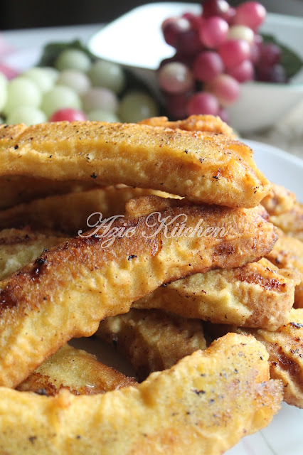 Sedap Nyer Pisang Raja Goreng - Azie Kitchen