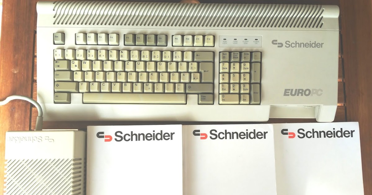 Retro Ordenadores Orty: Schneider Euro PC (1988)