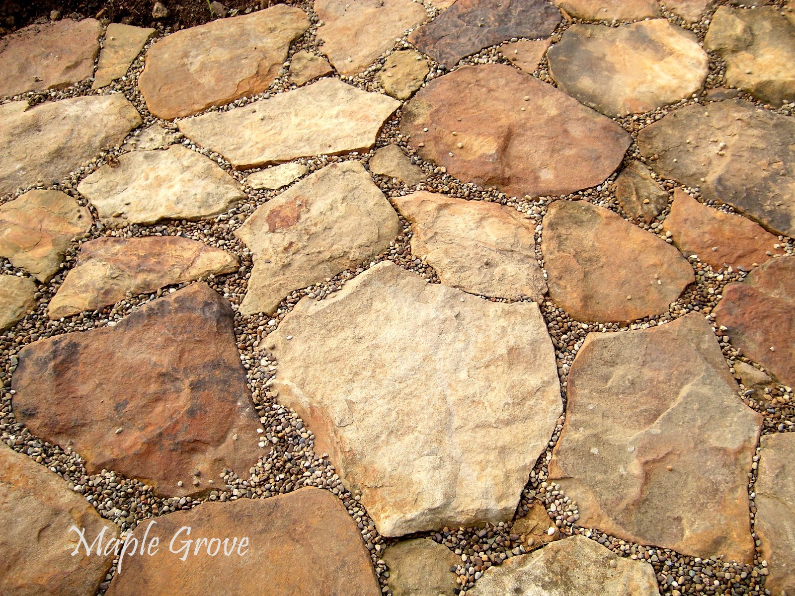 Maple Grove: Building a Field Stone Sidewalk