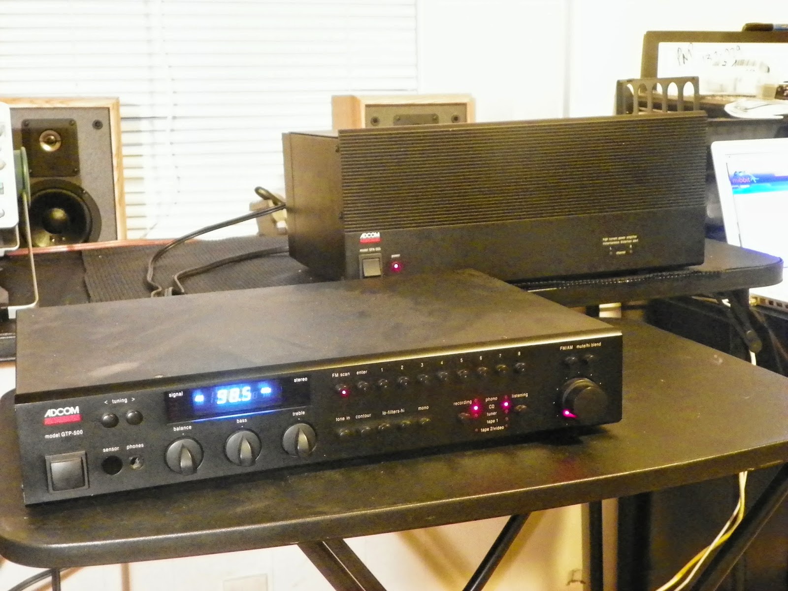 Vintage Hi-Fi Audio Restorations: Adcom GFA-555 Power Amplifier