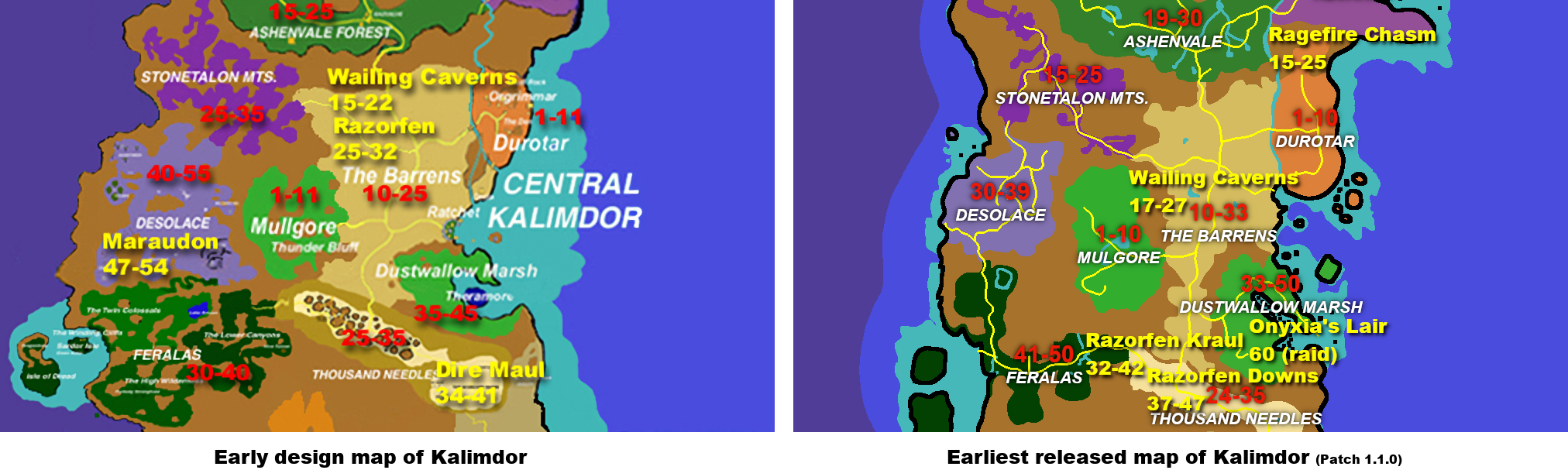 Kalimdor Map