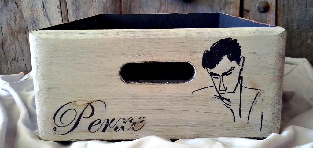 Caja decorada: caja de lectura personalizada para Roser del "Perxe ...