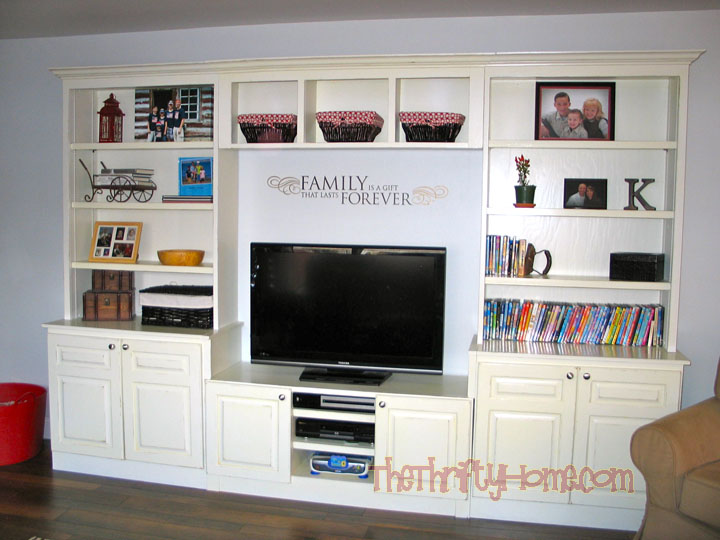 *The Thrifty Home: Refinished and Rebuilt Entertainment Center
