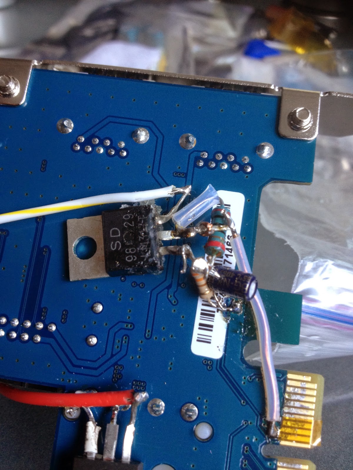 randytsuch's audio page: Modding Silverstone PCIE USB card