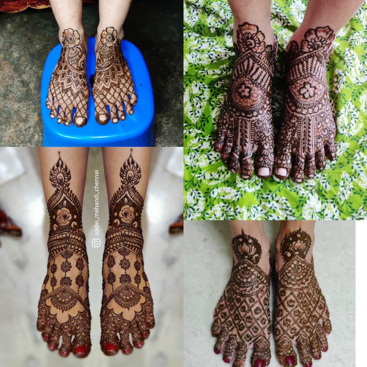Mehandi Design for Legs