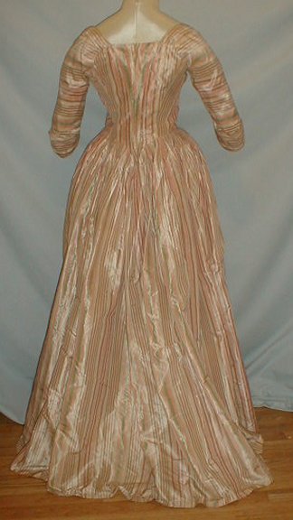 All The Pretty Dresses: Wonderful Stripy 18th Century English styled Gown
