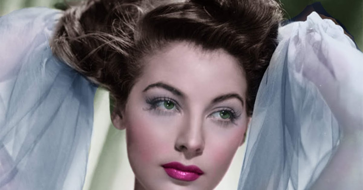 Colors for a Bygone Era: Ava Gardner (1922 - 1990) colorized from a ...