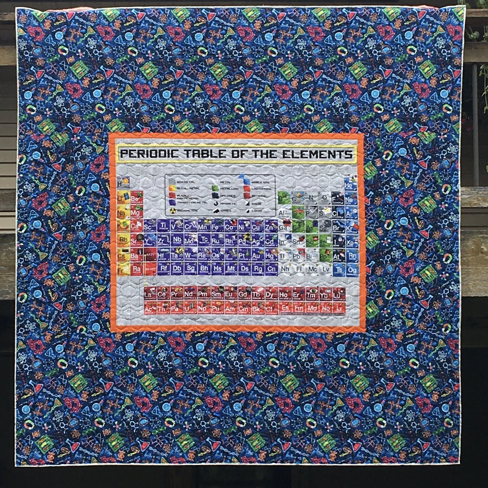 Grace and Peace Quilting: 🔎Periodic Table 🔍 Of ⚛ Elements 🔬 Quilt