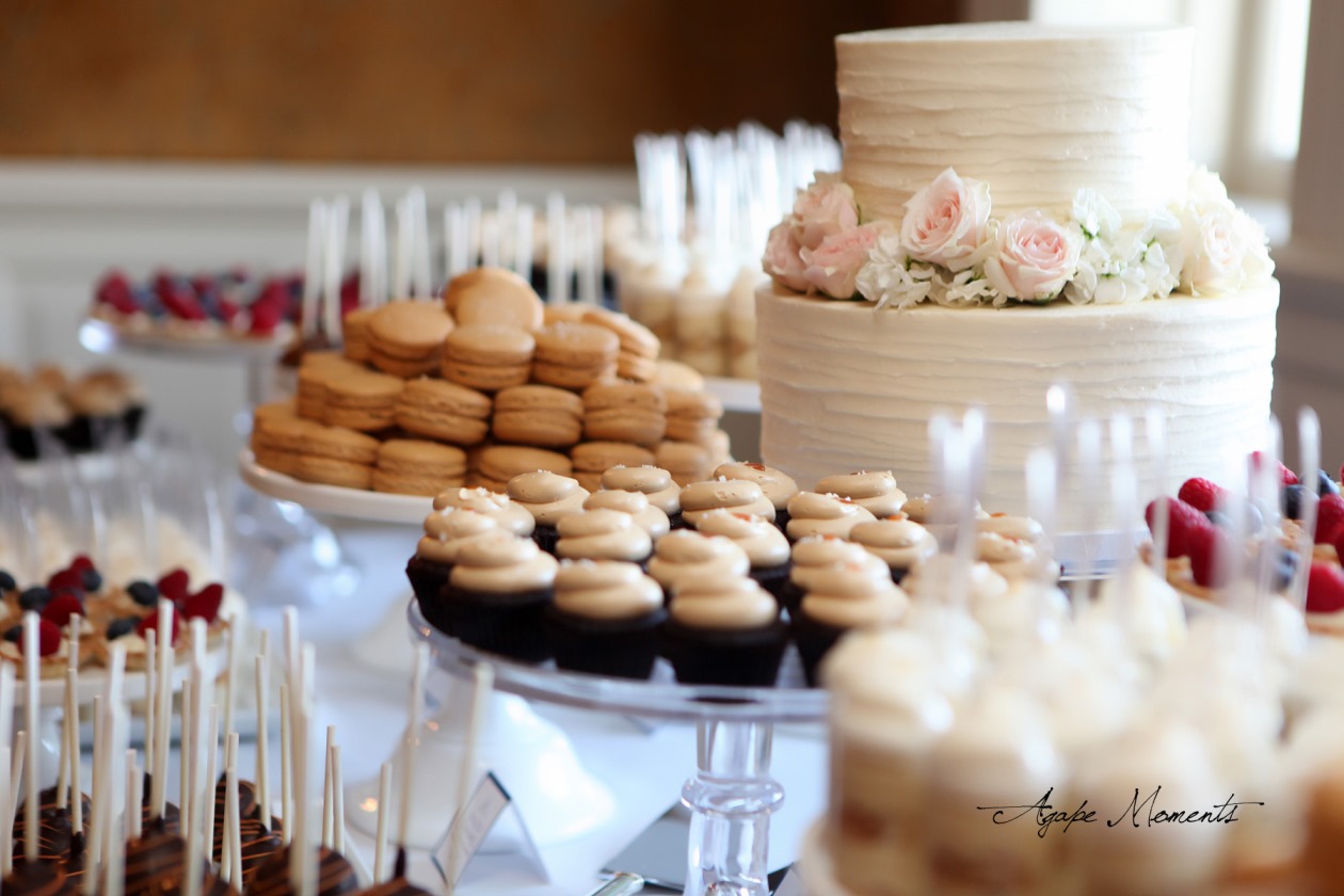 cocoa & fig: Minneapolis Wedding Miniature Dessert Table and 2 Tier ...
