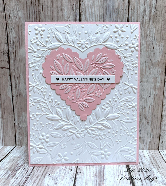 Sending Hugs: Some Embossed Valentines