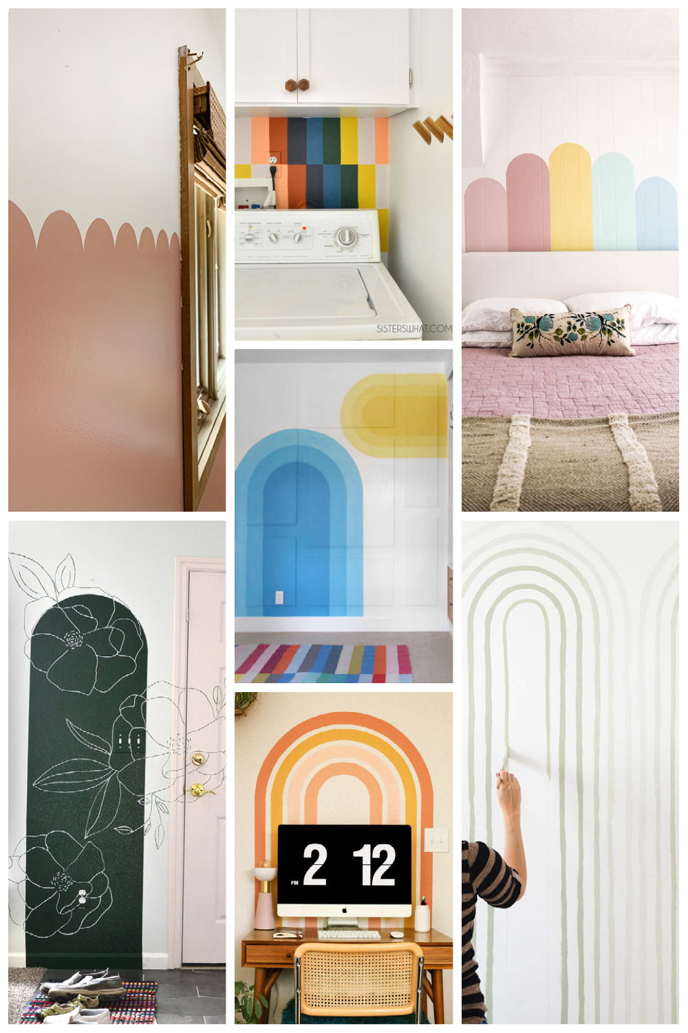 10+ EASY diy murals to do in your house - Sisters, What!