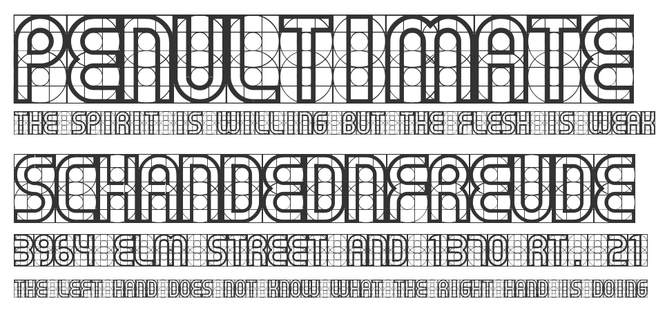 Fresh Grid Fonts - A Blog About America