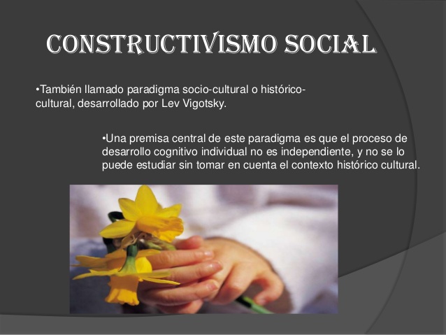 Psicopedagogia : CONSTRUCTIVISMO SOCIAL Y PEDAGOGICO