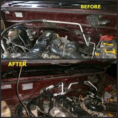 pasang double blower kijang kapsul lx - merk concorde made thailand ...