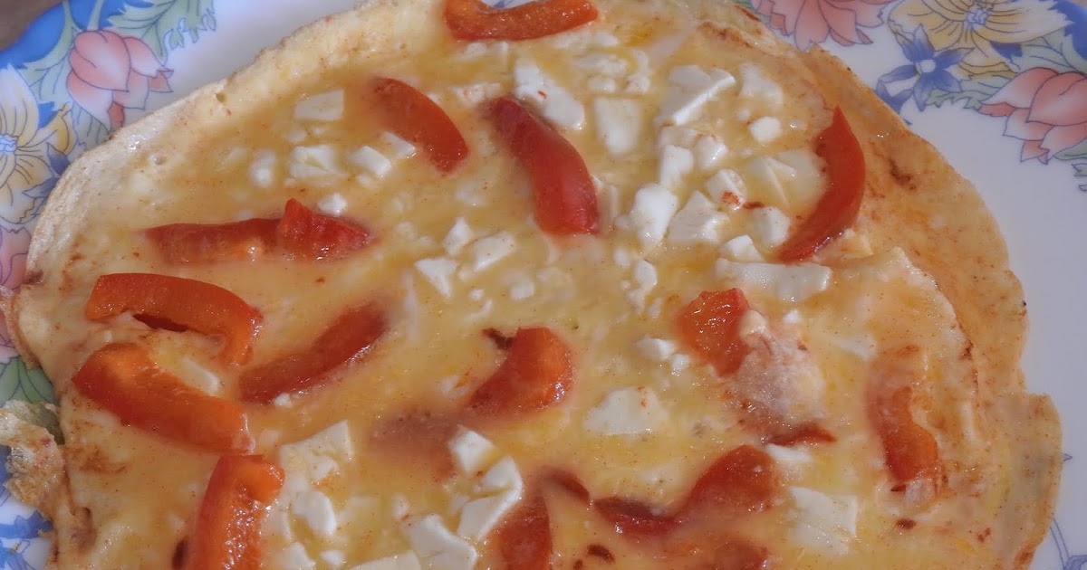 Omleta cu branza si ardei reteta | RO-Retete.ro