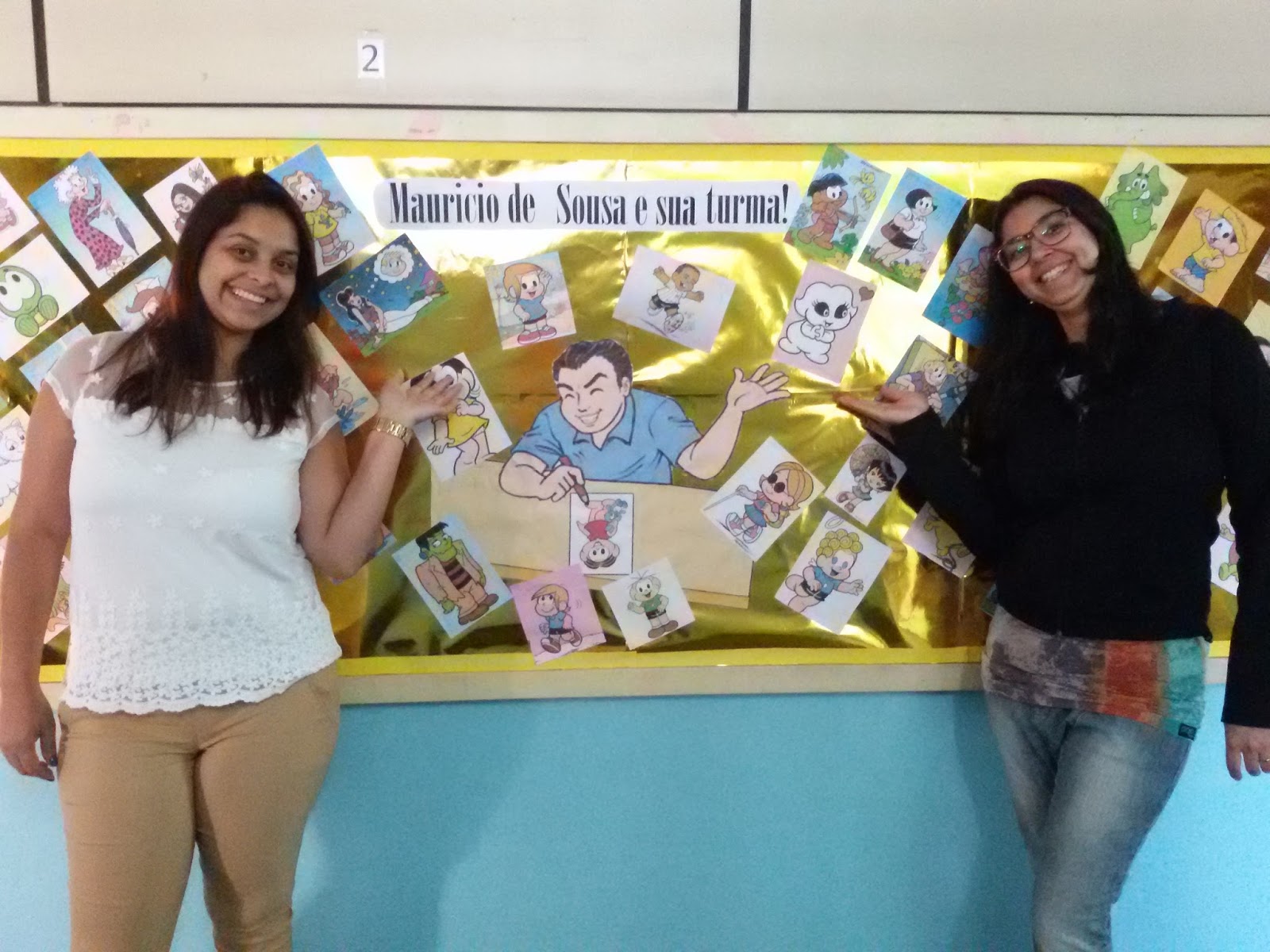 Jornal do CIEP 284: Mural - Mauricio de Sousa e sua turma!