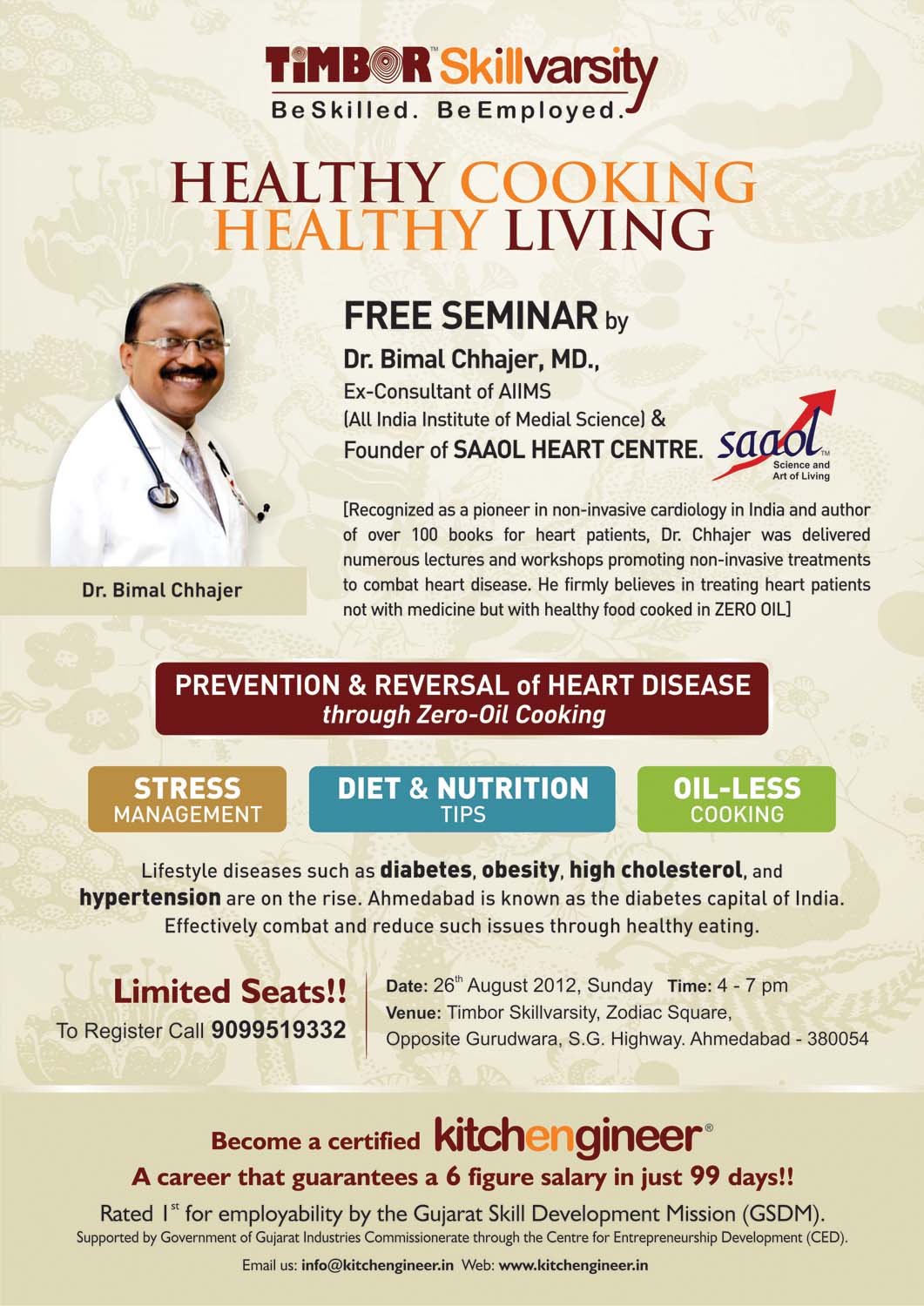 Furniture Guru: Healthy Cooking Healthy Living Seminar by Dr. Bimal Chhajer