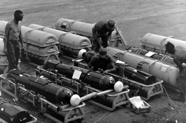 MÀU ÁO TRẬN: Bom CBU-55 Cluster Bomb Unit.